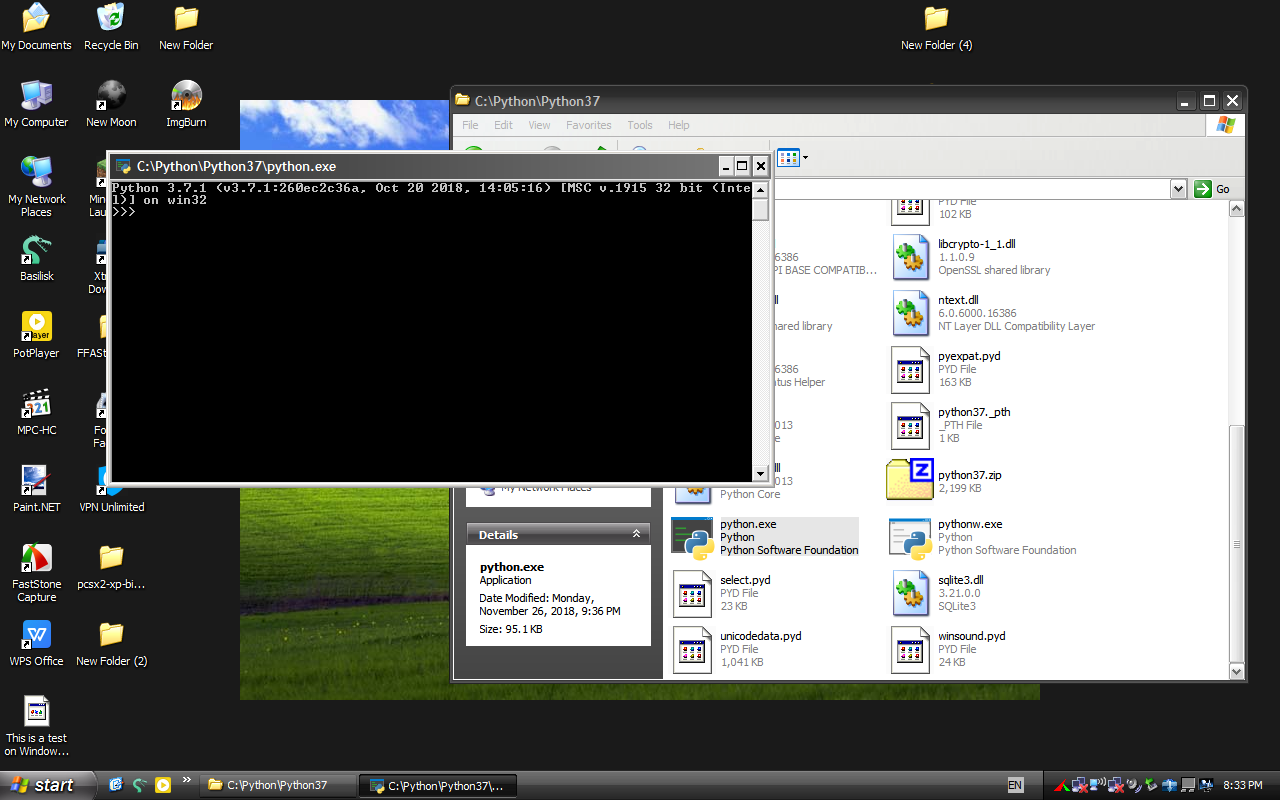 Python 3.7.1 for Windows XP | Operating System Revival