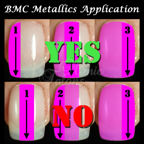 Manic Talons Nail Design: BMC Red Carpet Metallic Foil Effect Collection