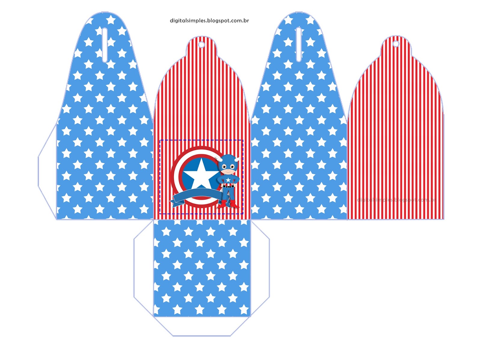 Captain America Baby: Free Printable Boxes. - Oh My Fiesta! for Geeks