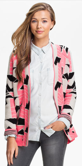 Wild Society: Geometric Cardigans: Navajo Meets Aztecaaaa!