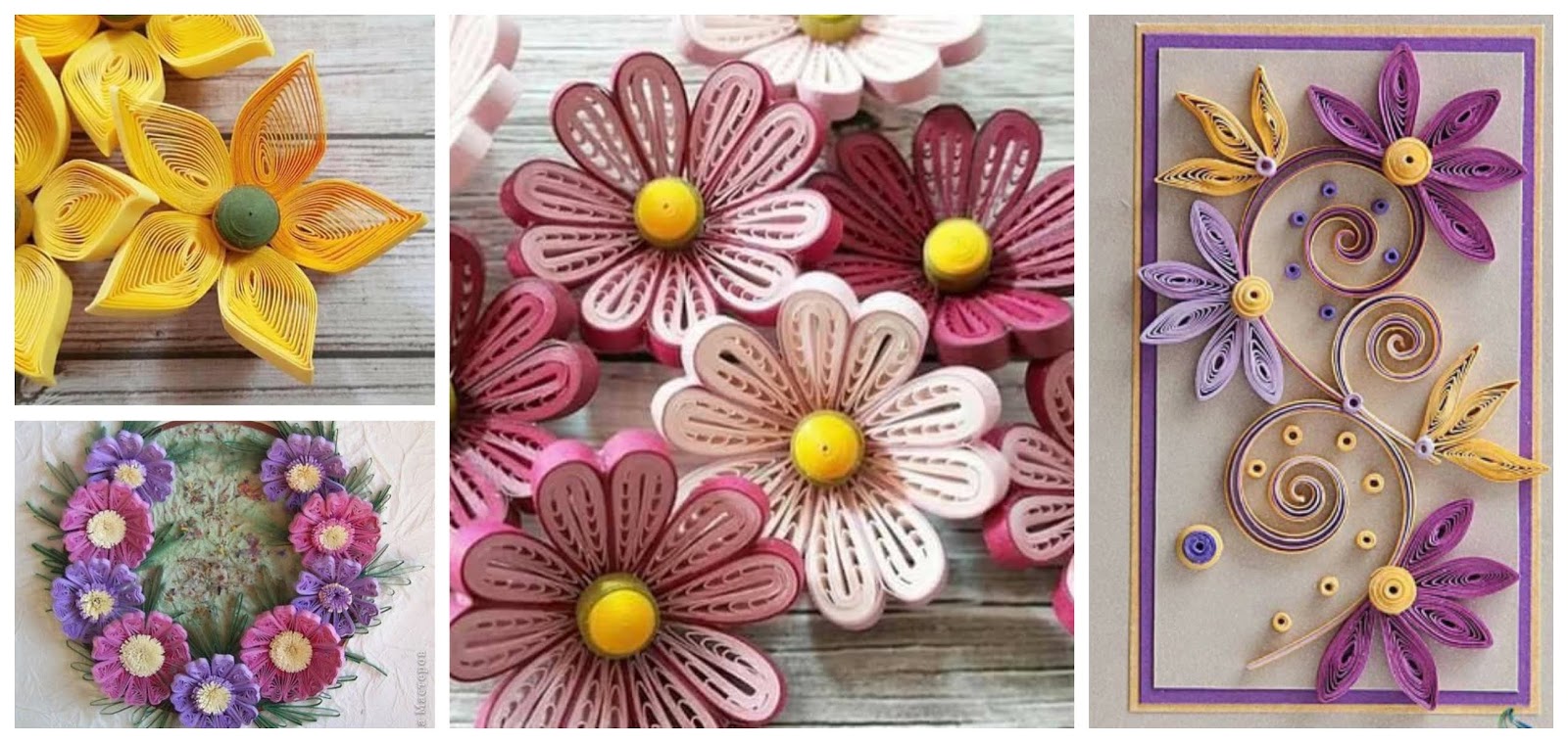 Tutorial para hacer flores de papel con la técnica de filigrana ~ Haz ...