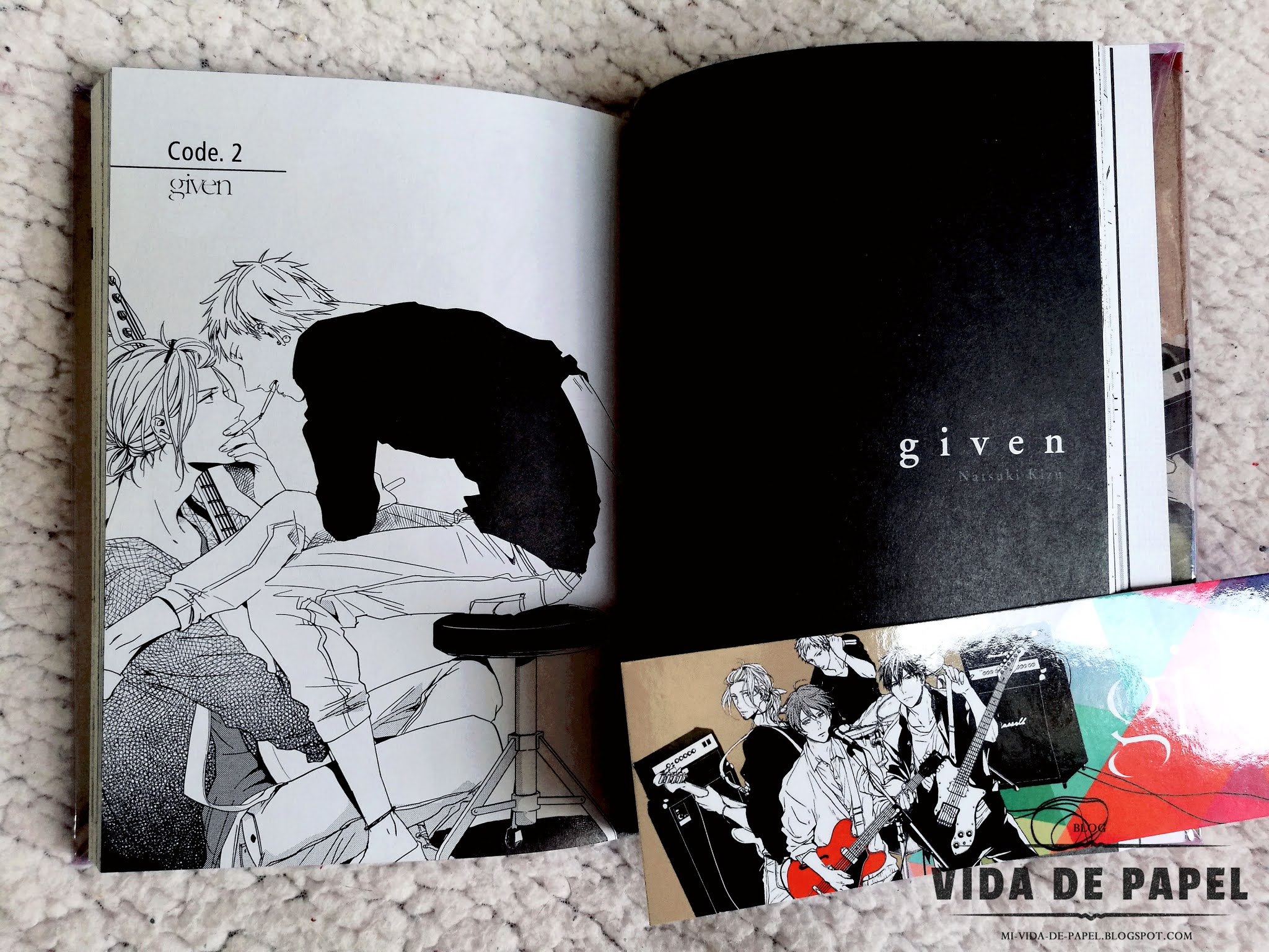 En la estantería de Luka - Foto/Reseña: Given - Vol. 1 | Vida de Papel