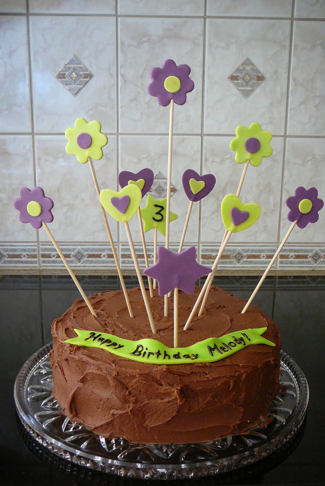 Rise and Bake!: Two layer Chocolate Birthday Cake