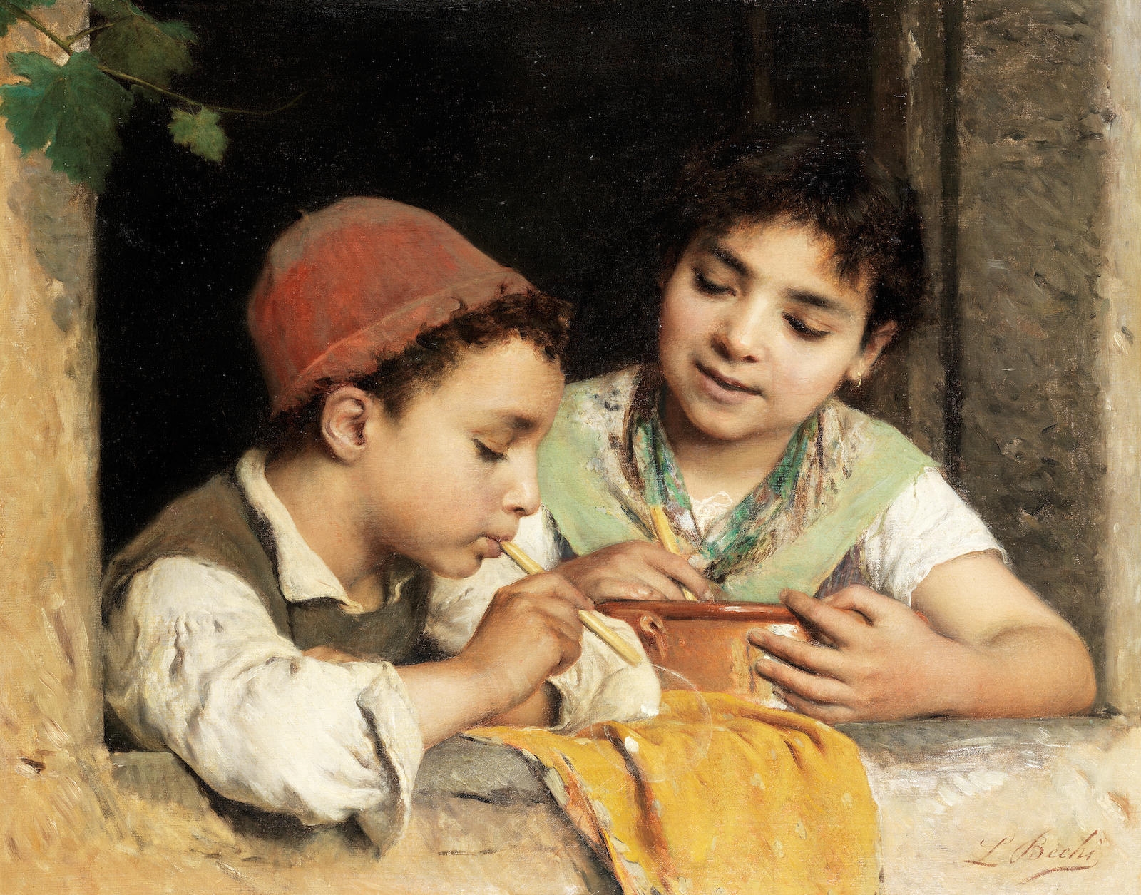 Luigi Bechi (1830-1919) | Genre painter | Tutt'Art@ | Pittura ...