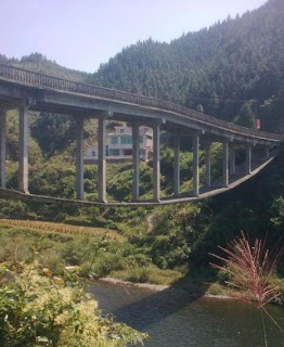 Suspension Bridge, Trestle Bridge and Strangest Arch Bridge in China ...
