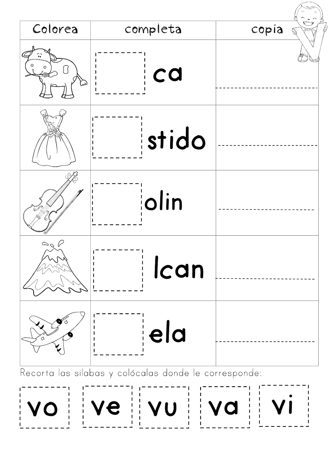 Mi Cuadernillo de Sílabas | Materiales Educativos para Maestras