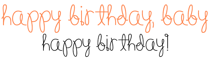 25 Free Happy Birthday Font Downloads | i should be mopping the floor