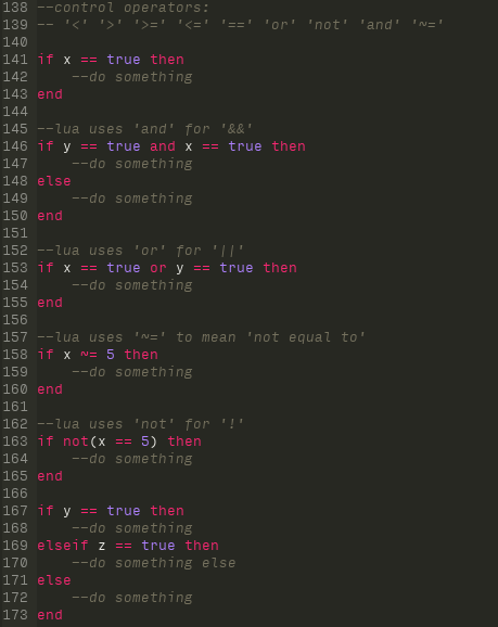 lacklustergames: Lua quick start guide