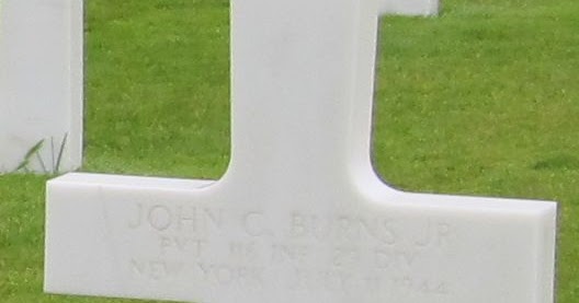 116th Infantry Regiment Roll of Honor: PVT John C. Burns Jr.