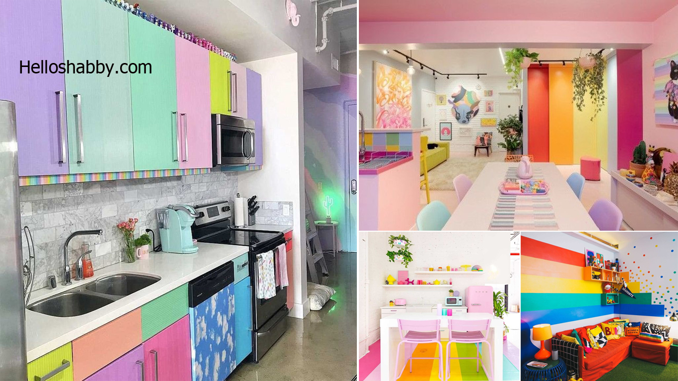 7 A Positive Vibe and Brilliant Rainbow Interior Design Ideas ...