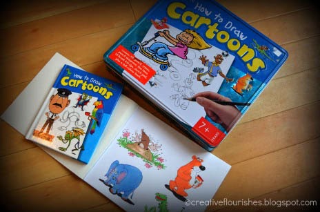 Creative Flourishes: How to Draw Cartoons Kit