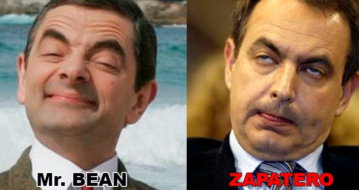 Humorcillo en la red: Parecidos Asombrosos: "Mr Bean-Zapatero"