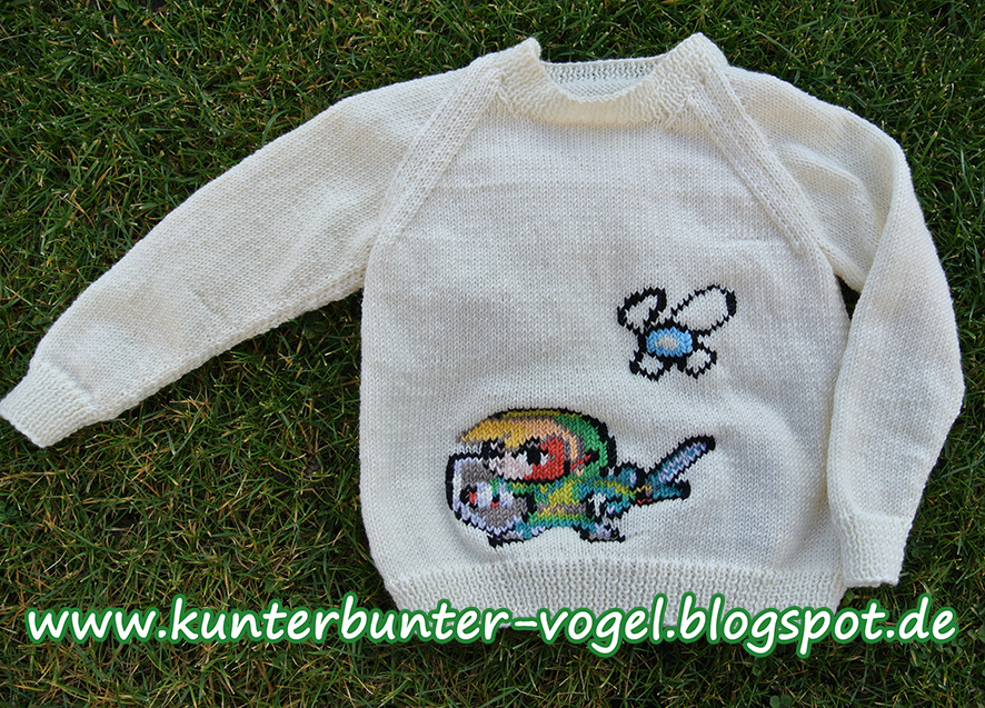 Kunterbunter Vogel: Zelda Nintendo Pullover