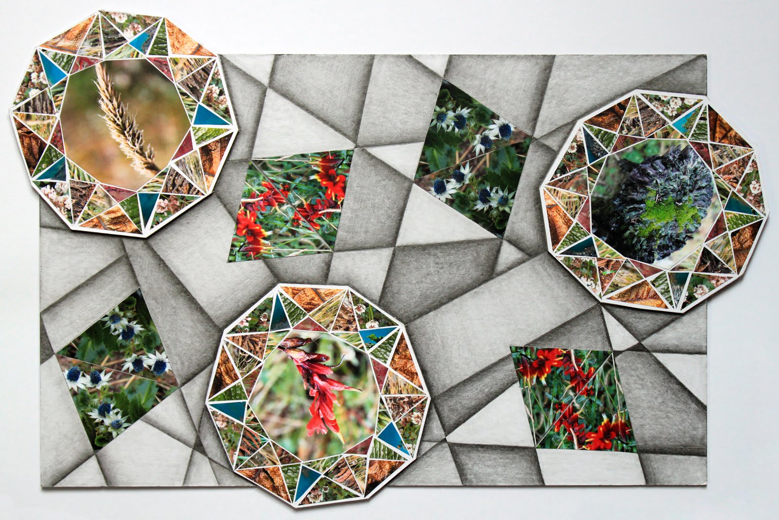 Bitácora: Haroldo CML : Collage con lenguaje geométrico