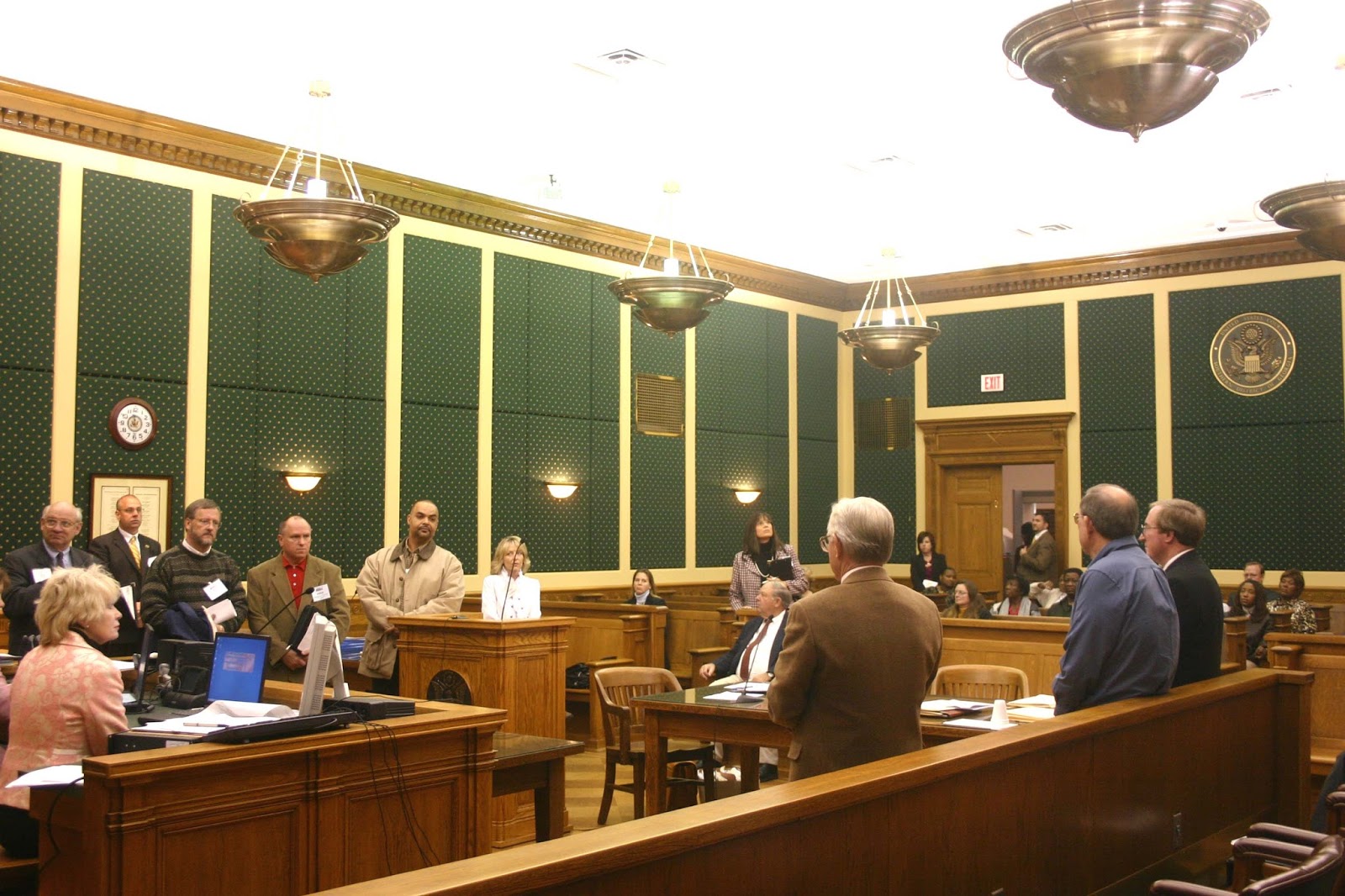 IMAGES OF OUR PAST - RARELY SEEN VIEWS OF THE INTERIOR OF THE COURTROOM ...