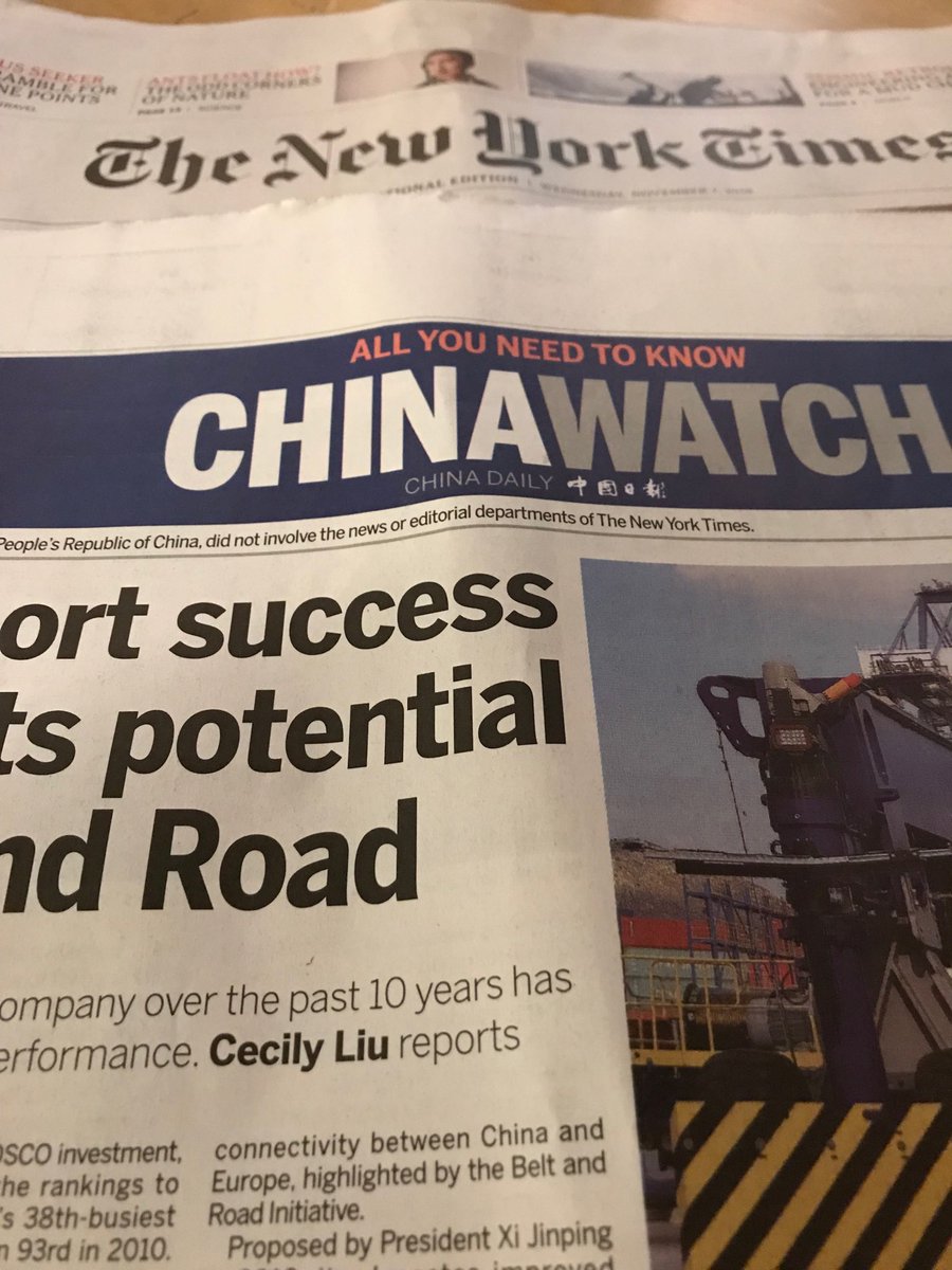 Hla Oo's Blog: China Paying WaPo & NYT Millions For Propaganda