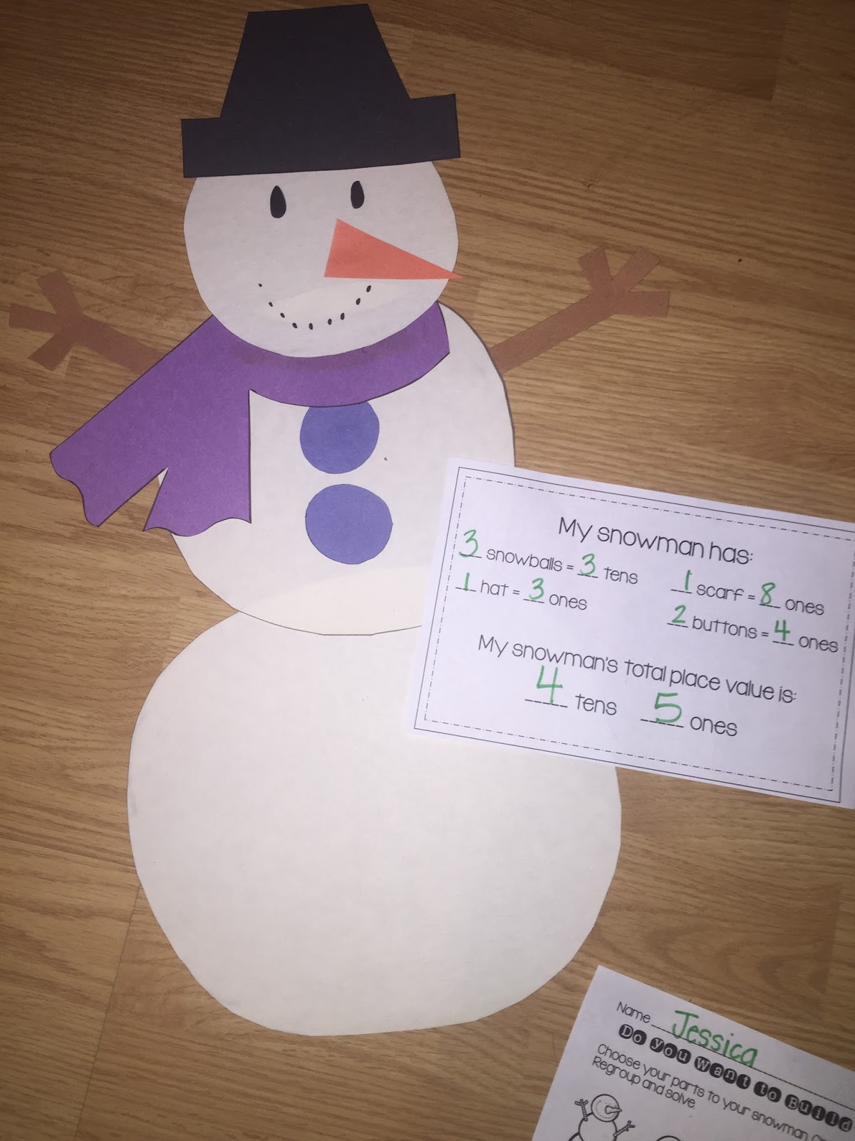 Do You Want to Build a Snowman? Practicing Place Value! - The Primary ...