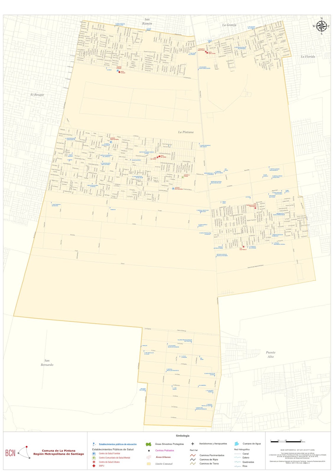 La comuna de La Pintana.-a