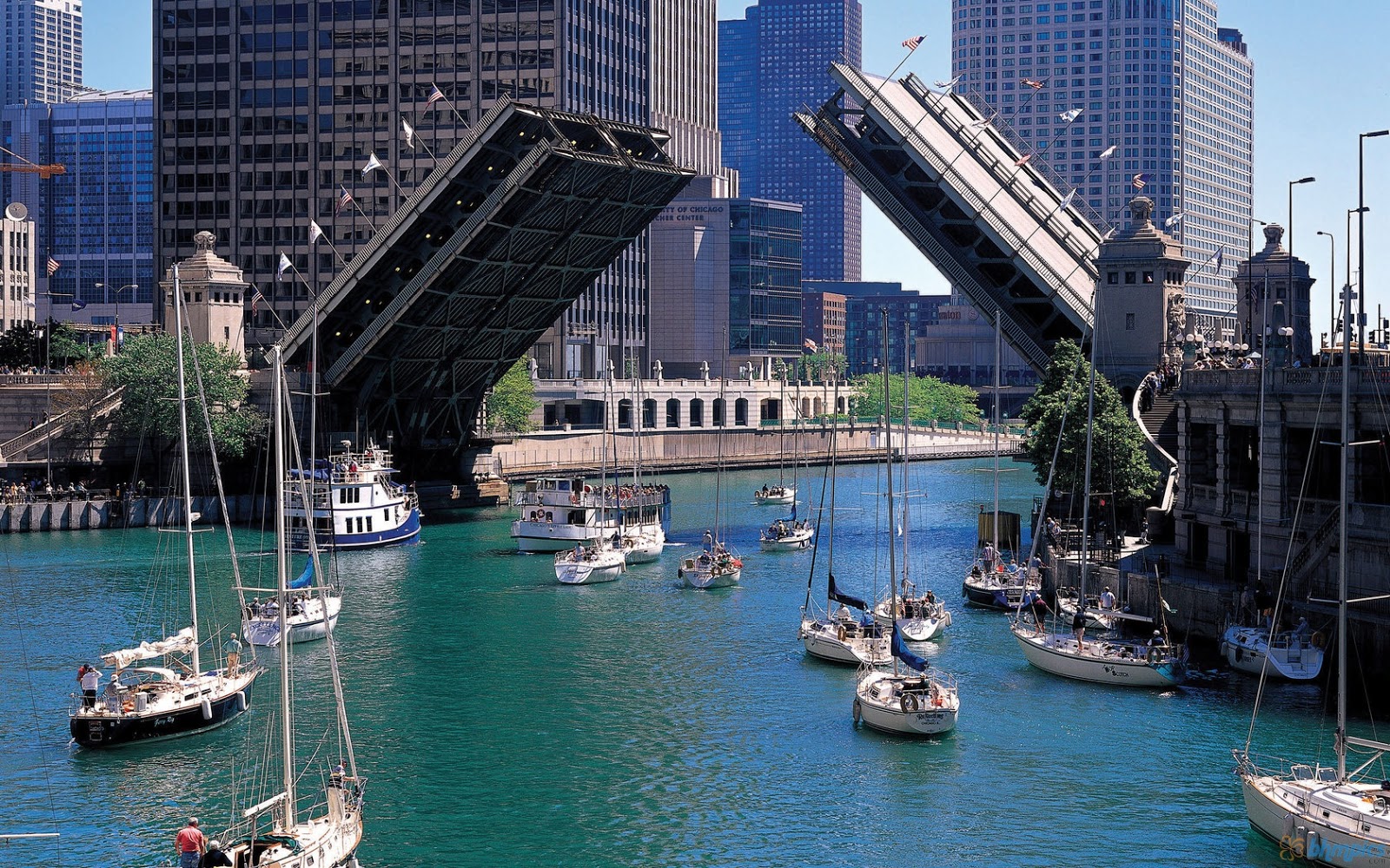 Screensaver: Michigan Avenue Bridge