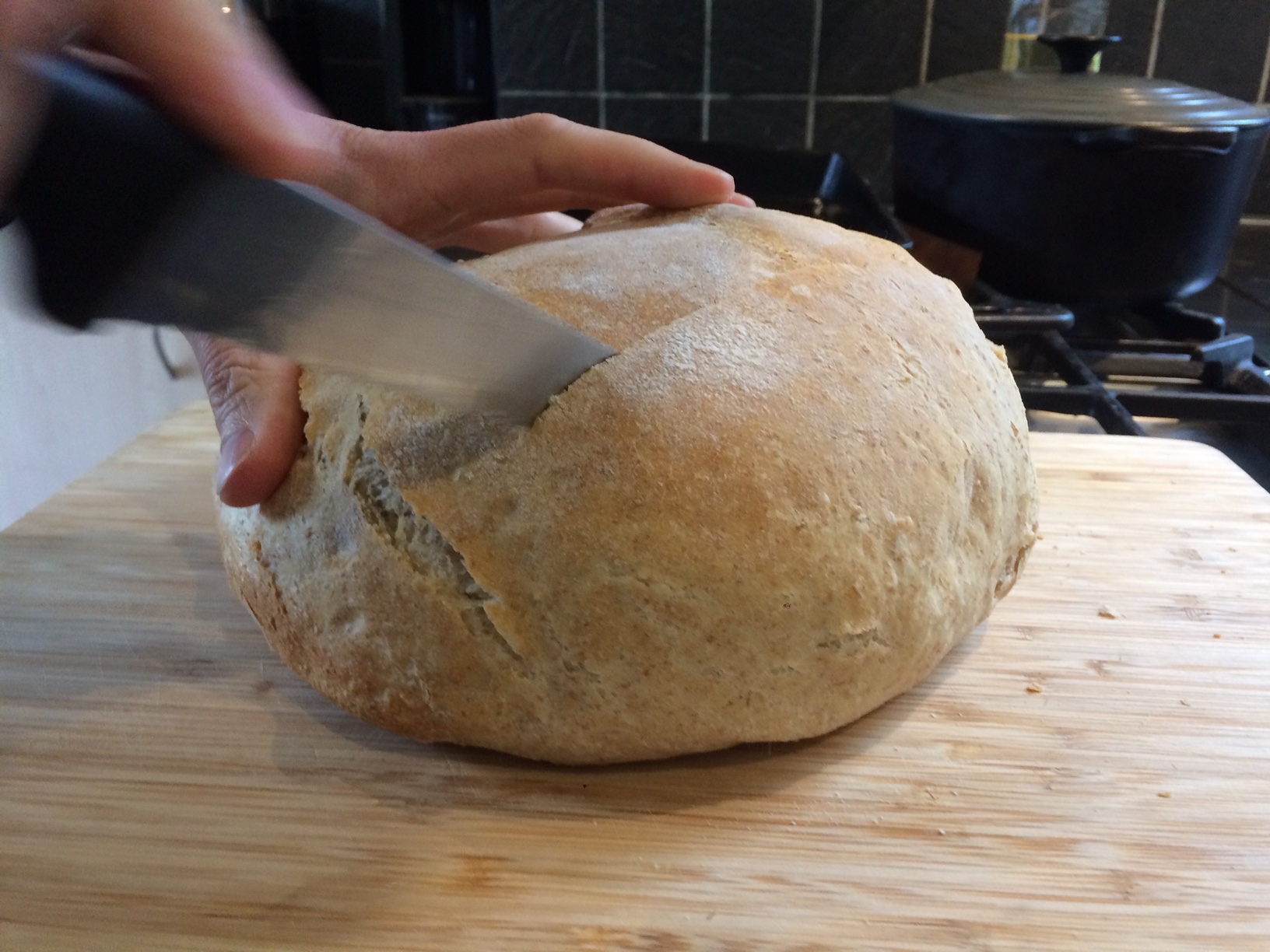 Homemade Pan Rustico (Rustic Spanish Bread) | Freshly Baked | Bread ...