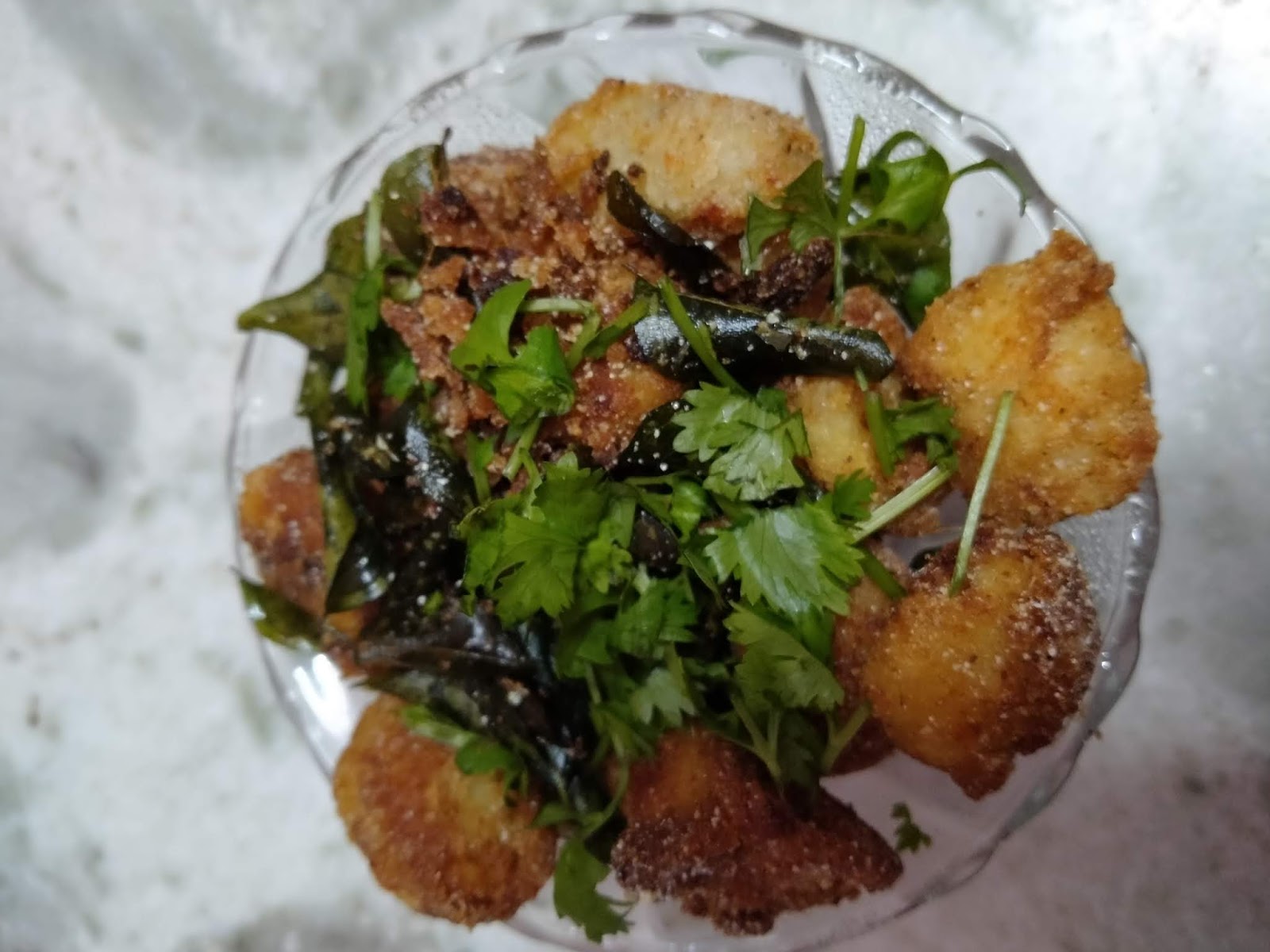 Chamadumpa Fry(Colocasia Fry)