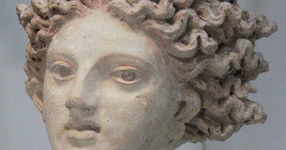 Etruscan Goddess Catha or Leucothea from Pyrgi, 4th C. BCE