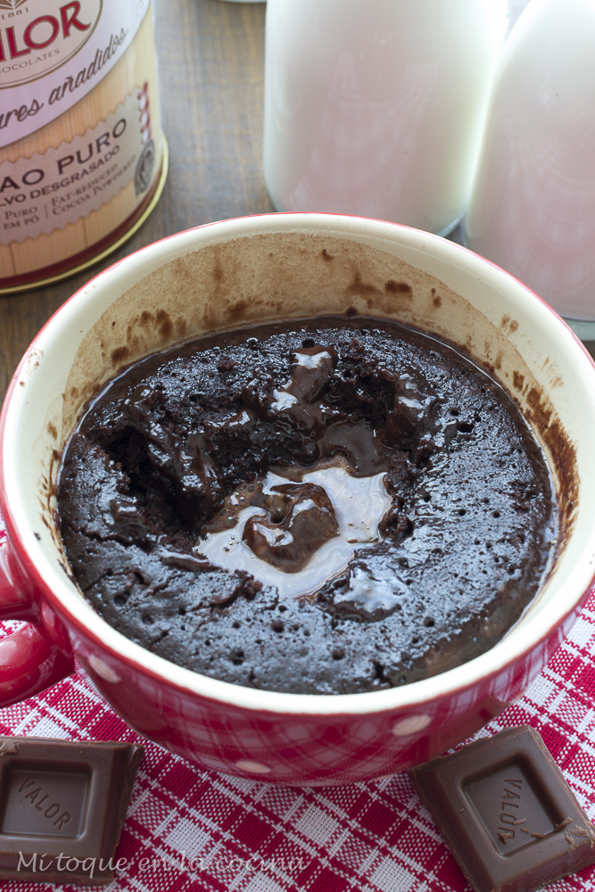Mi toque en la cocina: Molten chocolate mug cake.