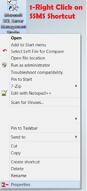 Welcome To TechBrothersIT: How to create shortcut for SSMS and Connect ...