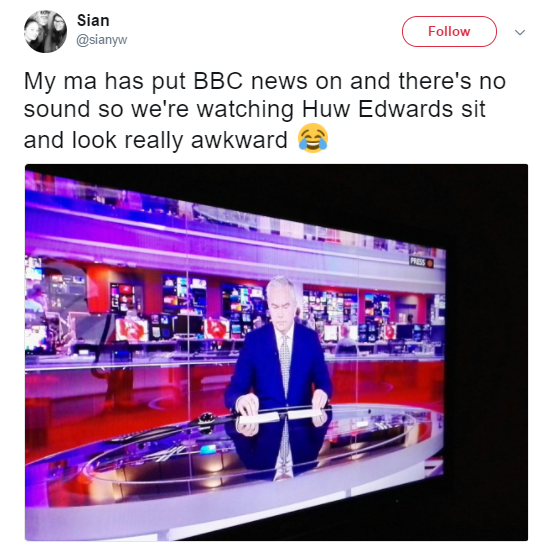 Technical difficulty caused BBC newscaster to sit still for 4-minutes ...