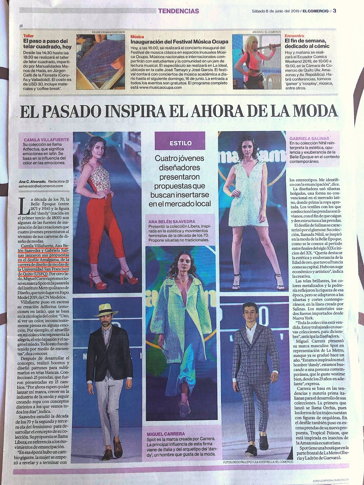 Tendencias en Moda con firma USFQ - Noticias USFQ