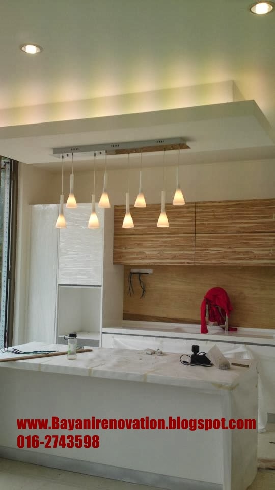 Design Idea Island siling | Bayani Home Renovation