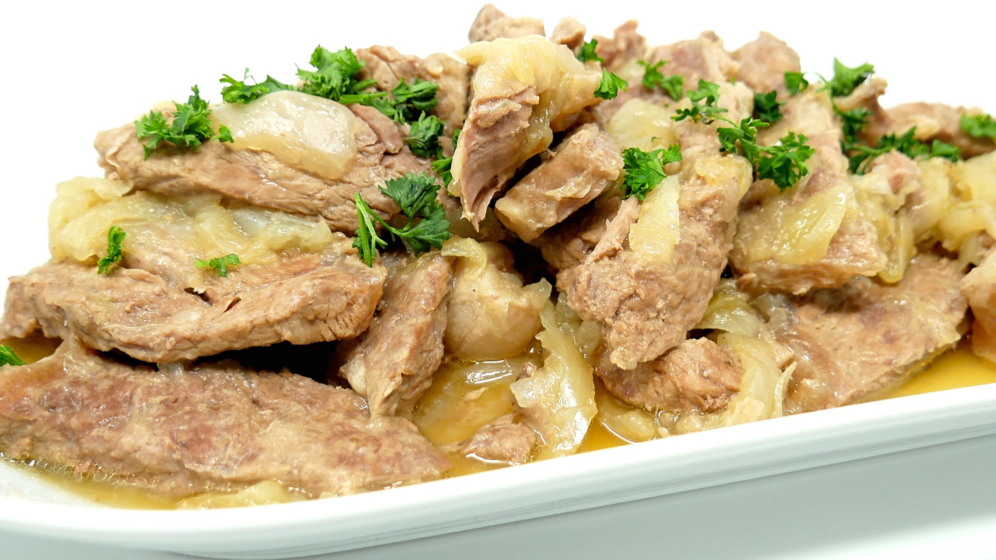 SOLO CON CEBOLLA 🧅😋 cocina CUALQUIER CARNE 🥩 sin aceite, sin agua, sin ...