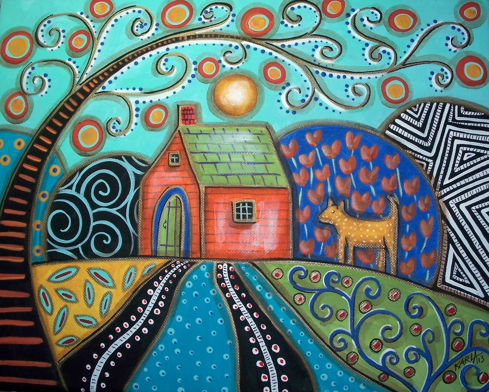 karla gerard art: Latest paintings!!