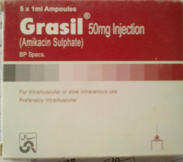 Medicine Guide: Grasil injections amikacin sulphate by Sami