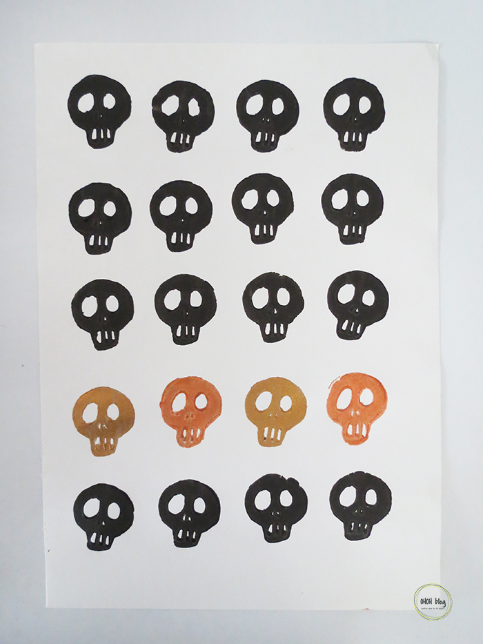 How to make a skull stamp