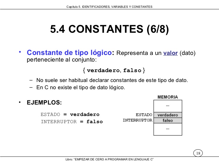 VARIABLES, EXPRESIONES Y CONSTANTES