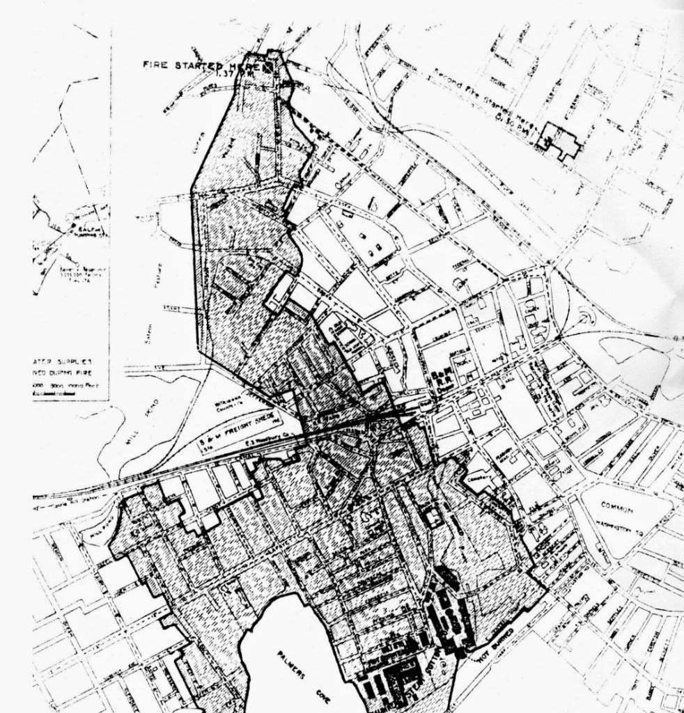 Thomas and Margaret (Fryer) Gardner of Salem, MA: Great Salem Fire of 1914