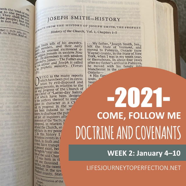 Life's Journey To Perfection: Come, Follow Me 2021 Doctrine and ...