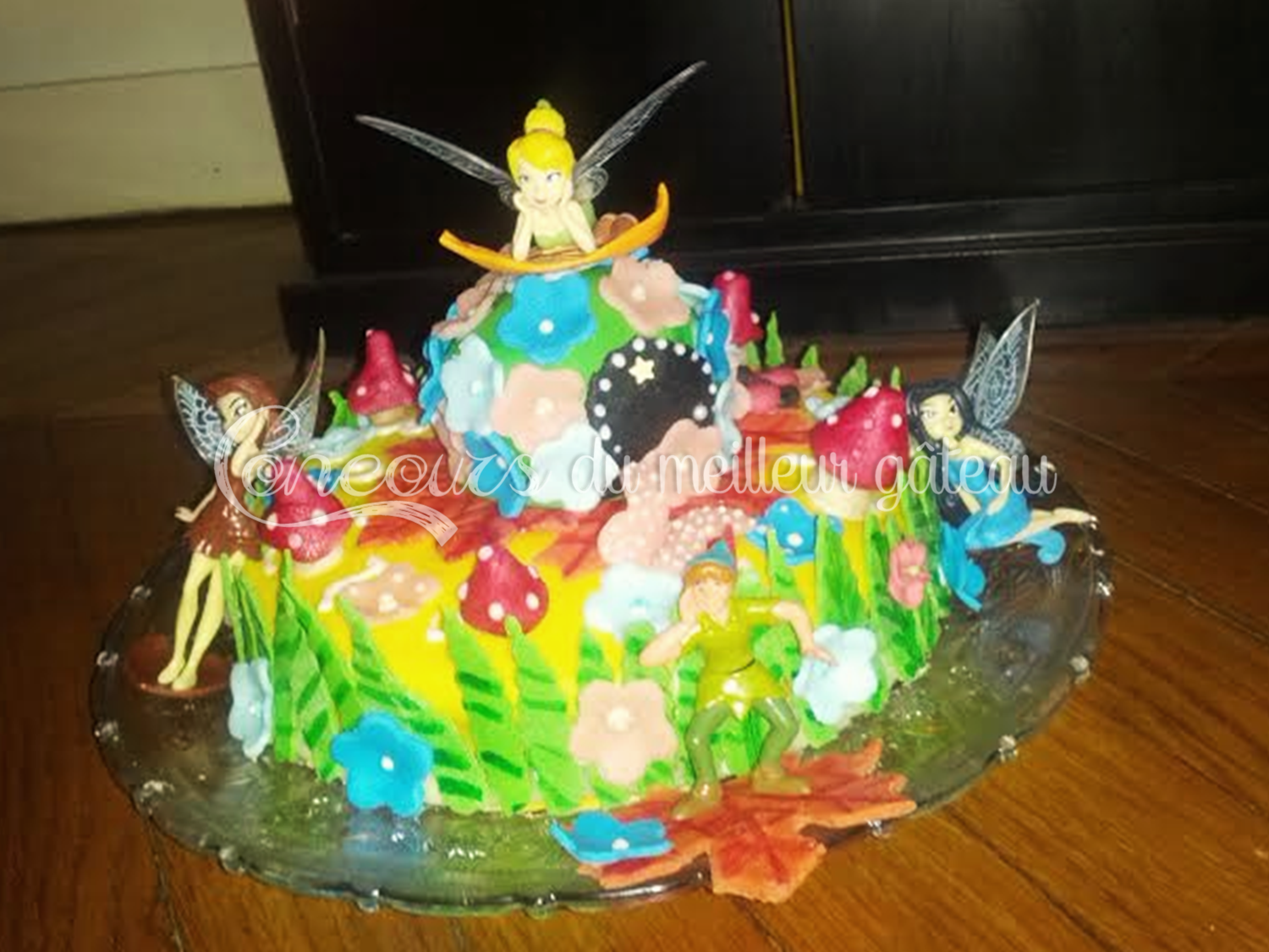 Gâteau fée Clochette {Concours du meilleur gâteau}