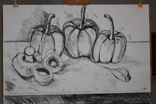 Sue F - Drawing Learning Log: Assignment 1 -Man made and Natural objects