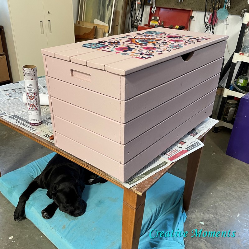 Pretty In Pink Toy Box