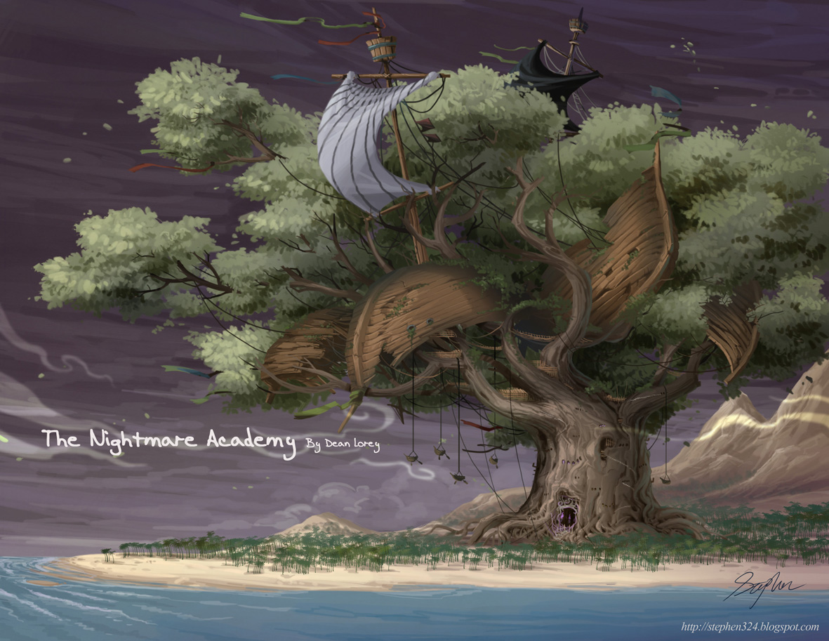 Stephen Tsai: Illustration for "The Nightmare Academy" By Dean Lorey