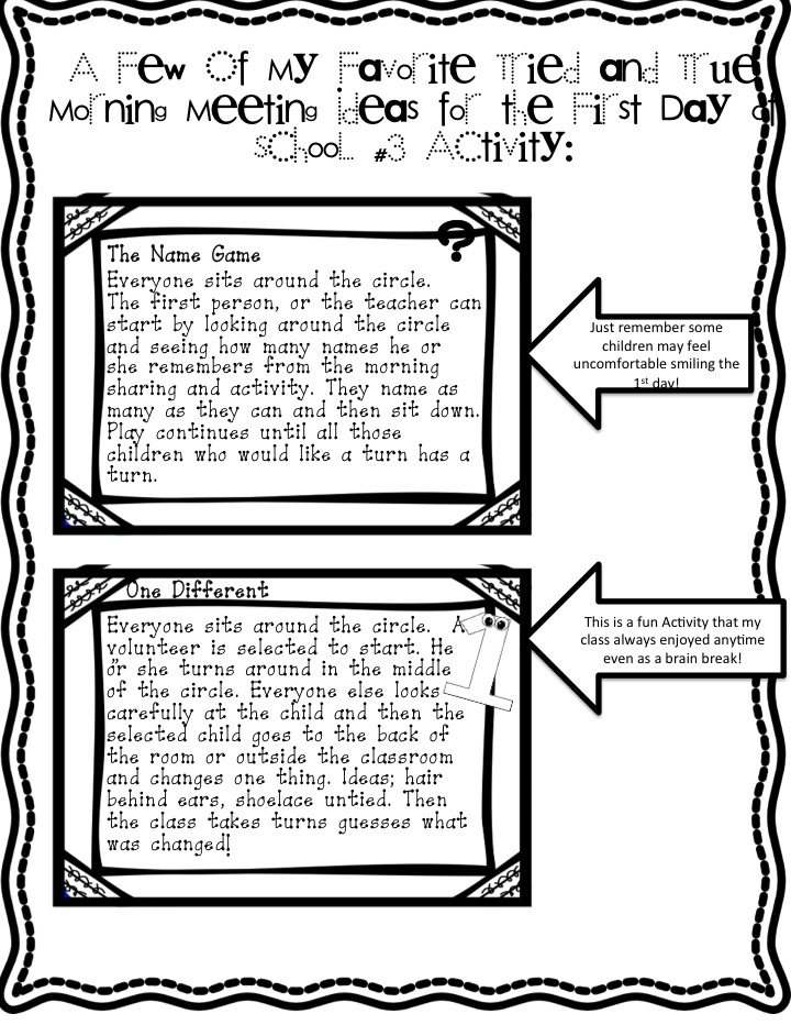 9 Tips for Teachers to Have a "SUN"sational First Day Back to School ...