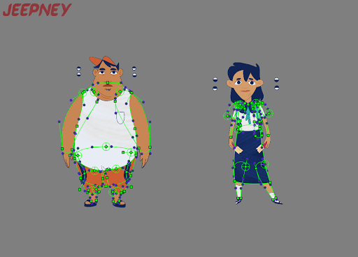 Jeepney: Character Rigs