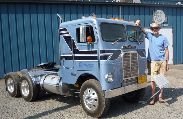 Just A Car Guy: a 2/3 scale replica of a 1960 Freightliner Model 8164T ...