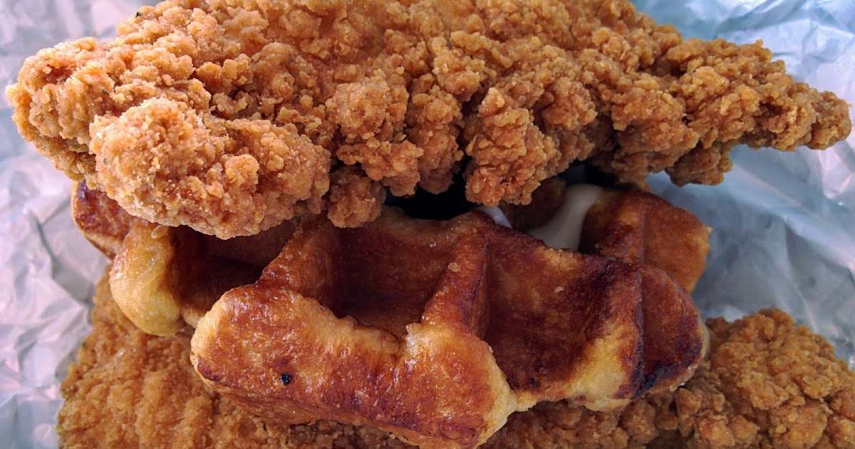 Smooch Food: Waffle Double Down for Lunch at KFC