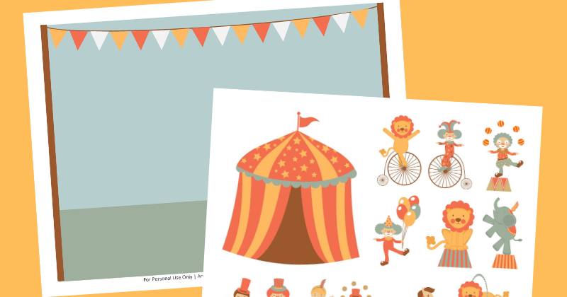 Free Printable Circus Barrier Game for Speech Therapy | And Next Comes ...