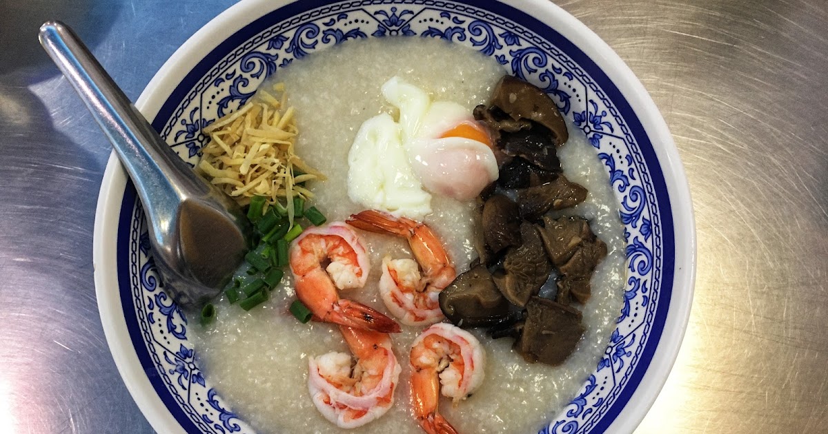 Jok, or Thai Rice Porridge in Bangkok, Thailand