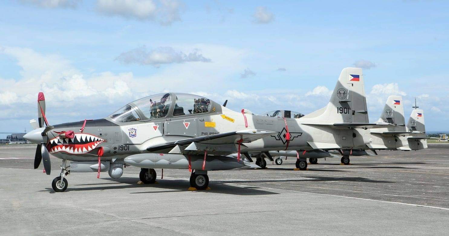 Philippines formally accepts new A-29B Super Tucano close air support aircraft - Asia Pacific ...