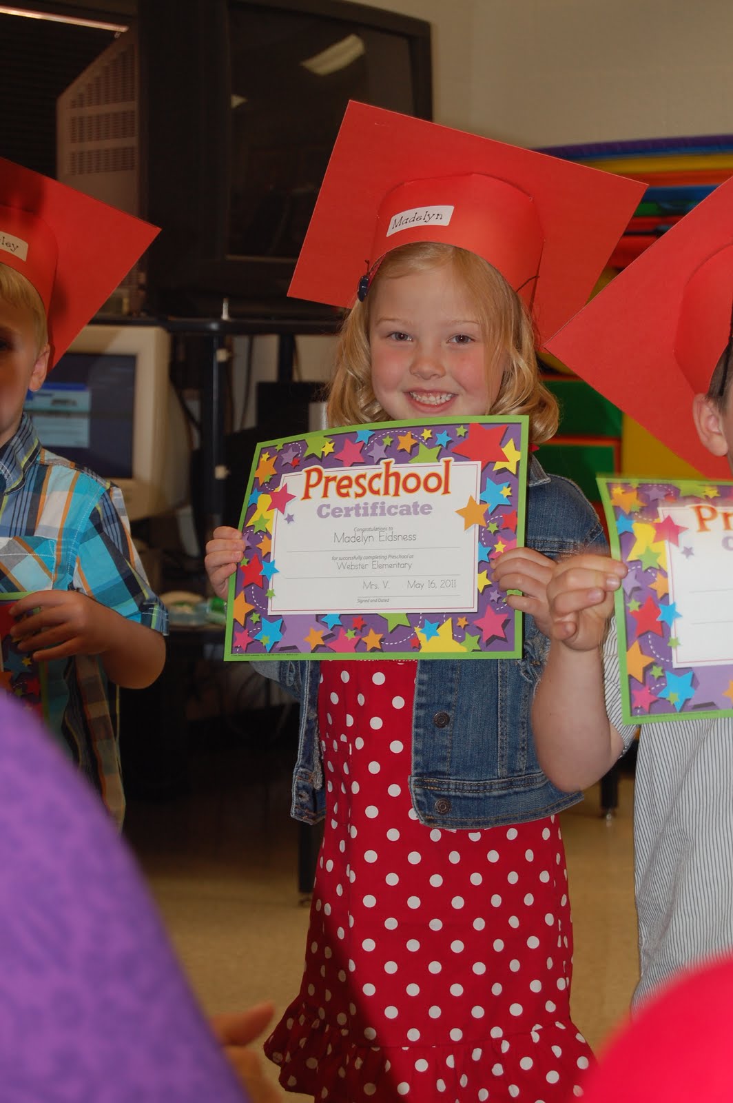 Eidsness Family Blog: Madelyn Preschool Graduation